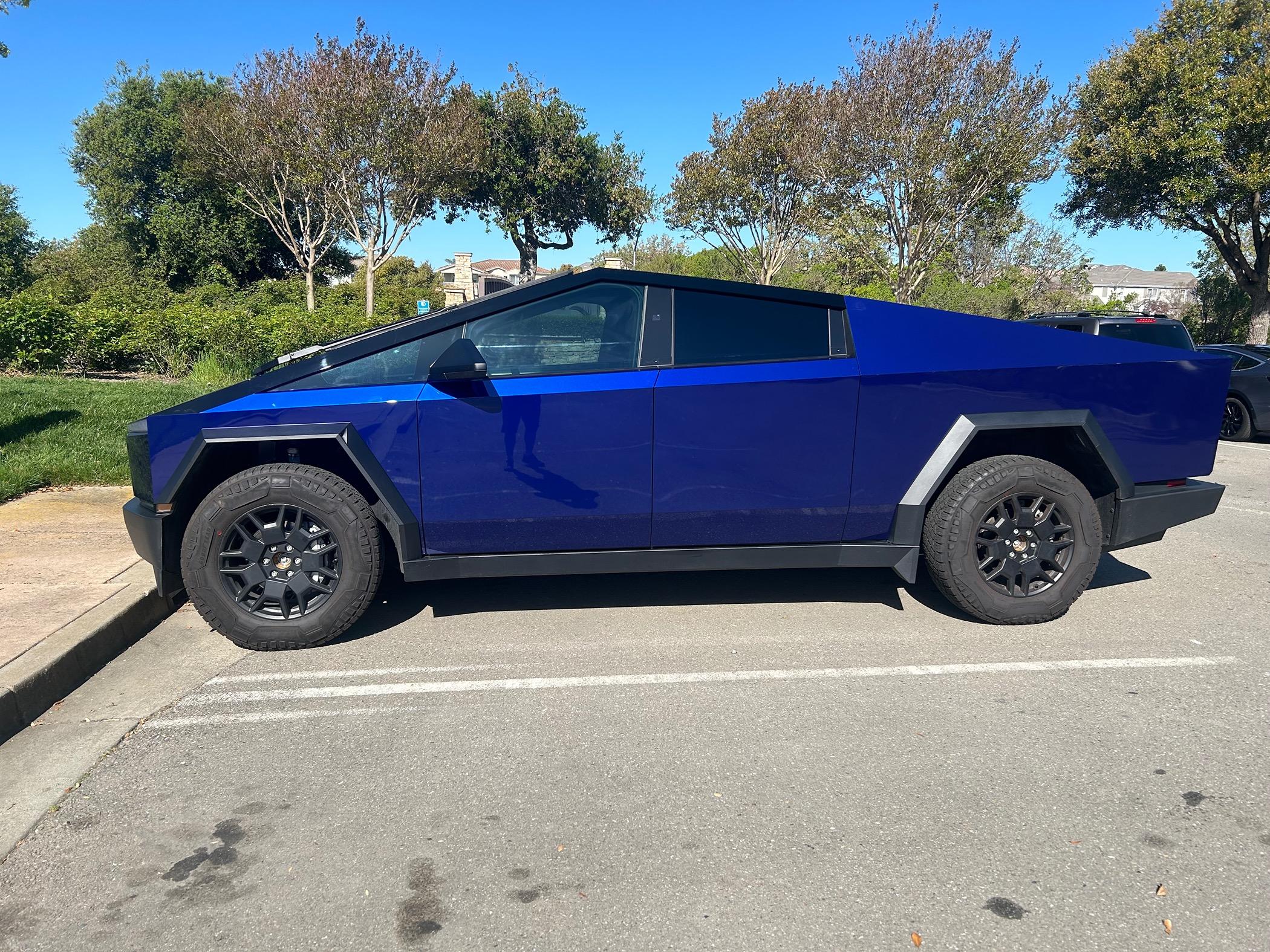 BLUE / BLURPLE / PURPLE Vinyl Wrap & PPF Cybertruck -- Photos & Videos ...