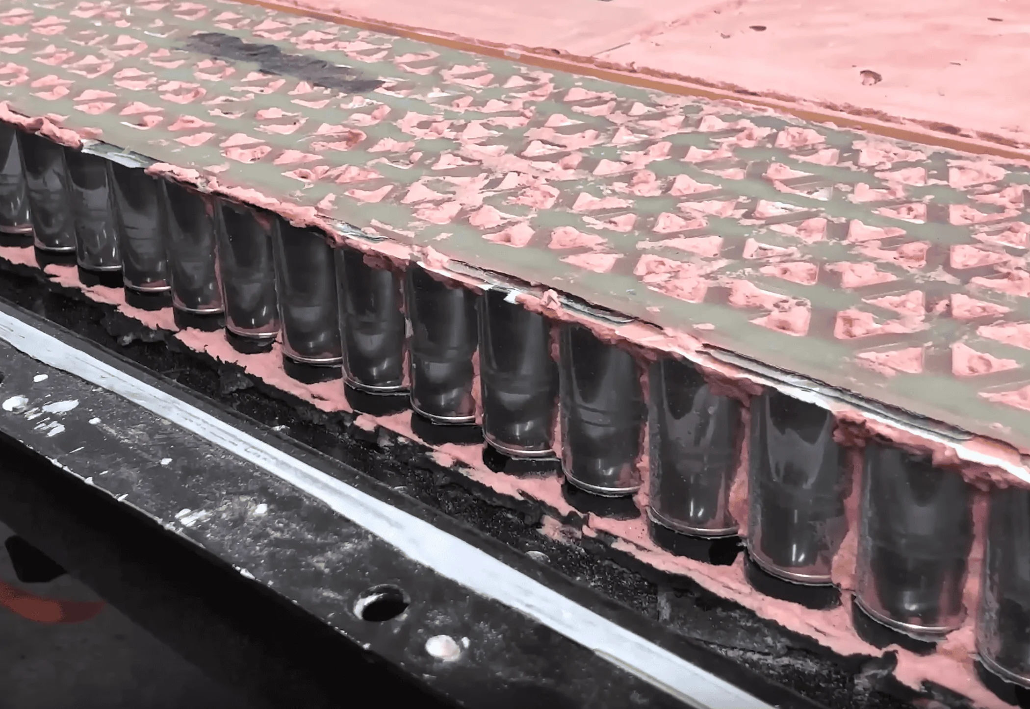 Battery Pack Teardown Photos Reveals Empty Spaces (Sandy Munro Live ...