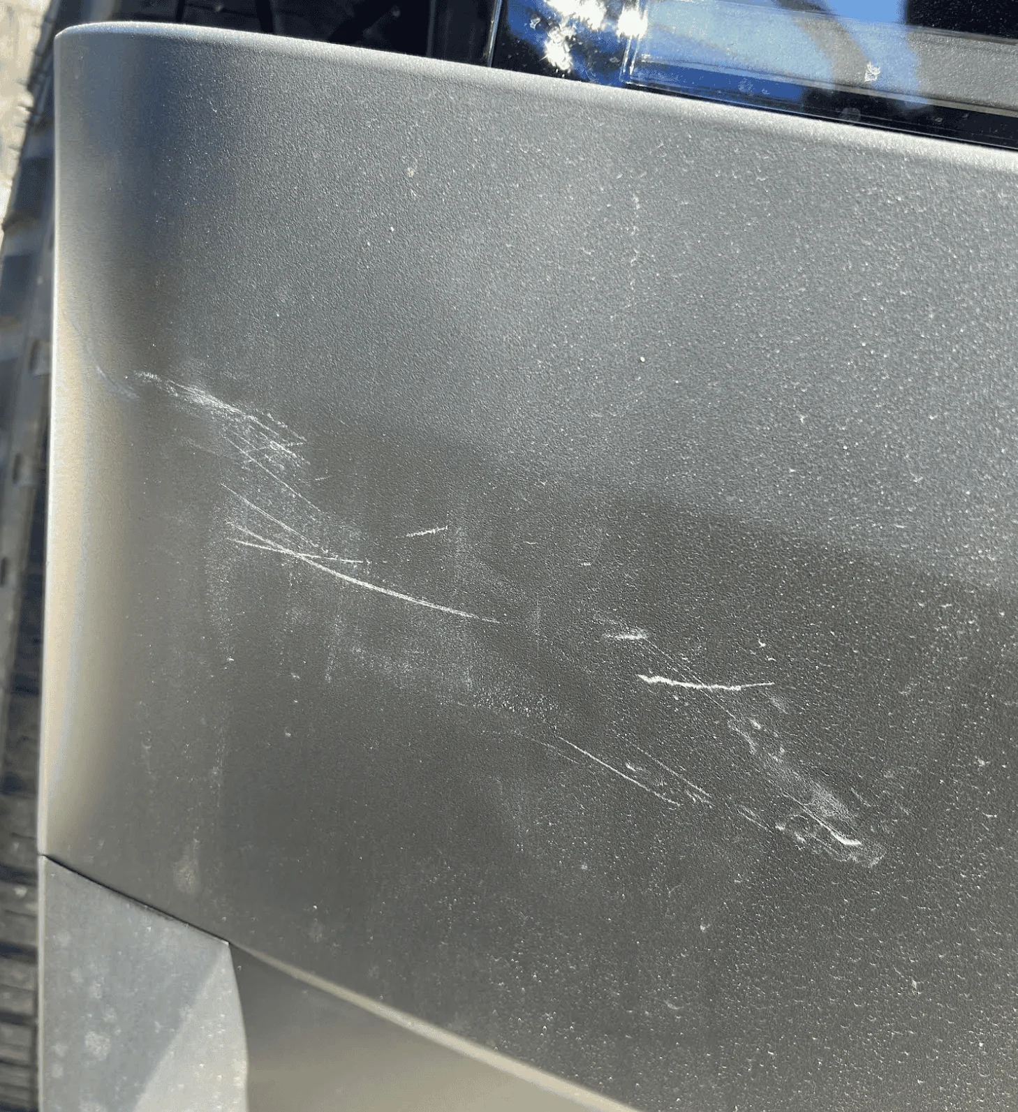 Second truck with more scratches, scrapes, pitting(?), sounds and other ...