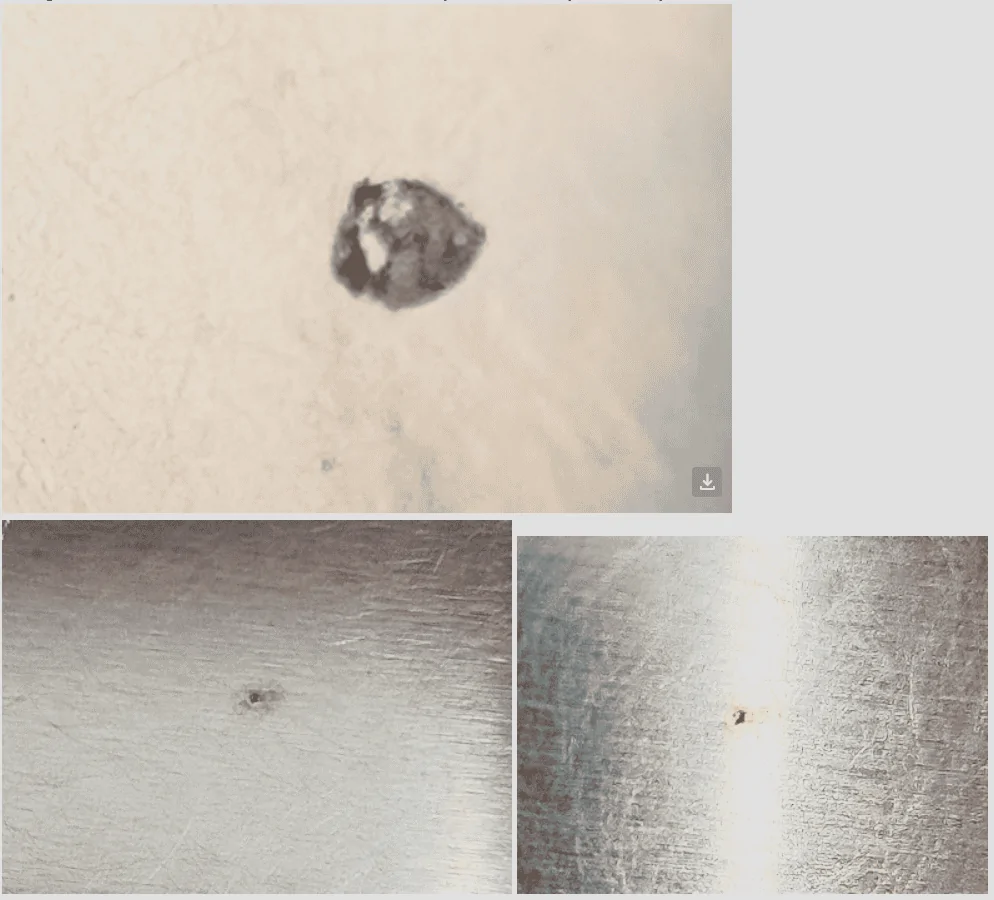 Second truck with more scratches, scrapes, pitting(?), sounds and other ...