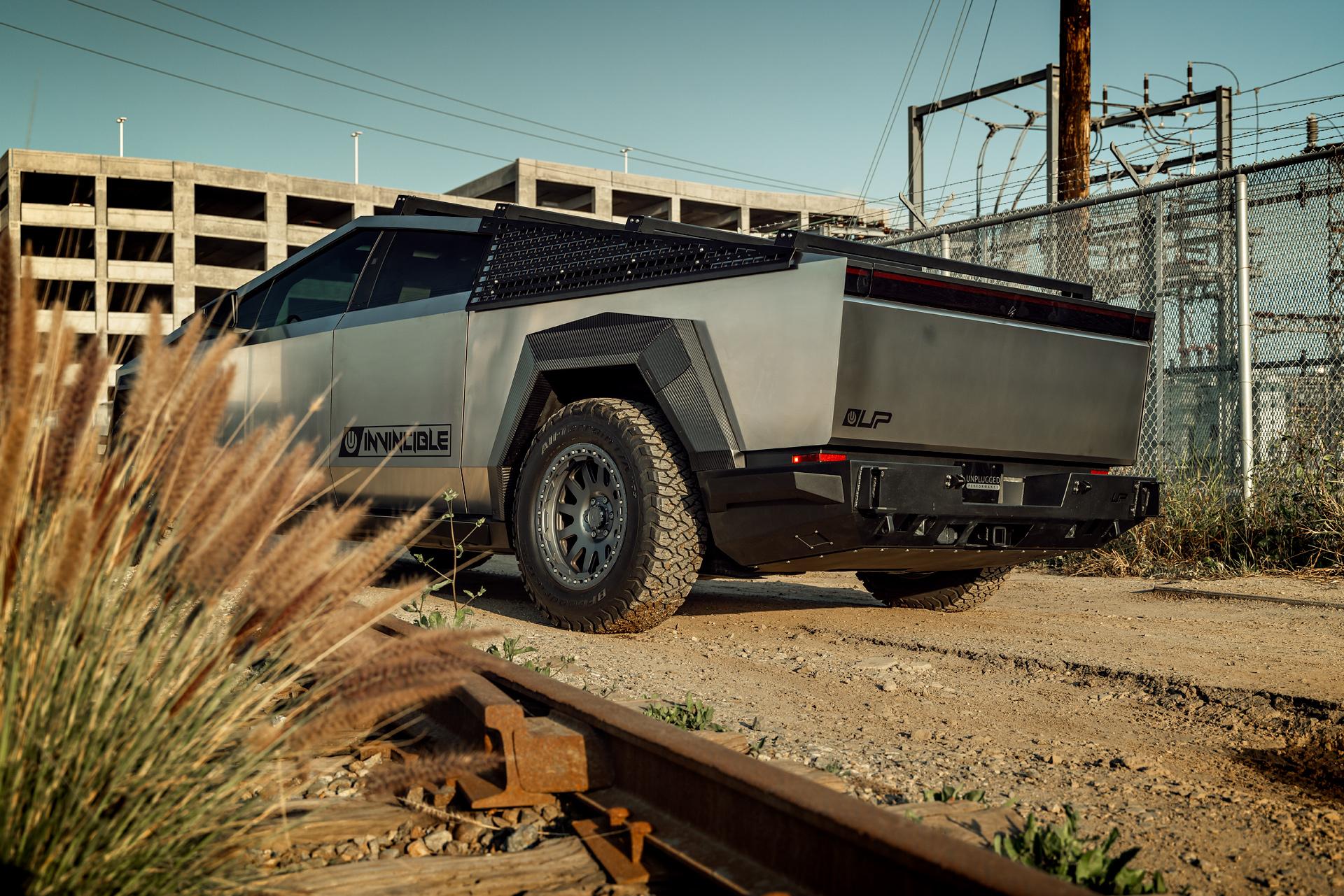 Unplugged Performance Cybertruck with Invincible® HD Parts | Tesla ...
