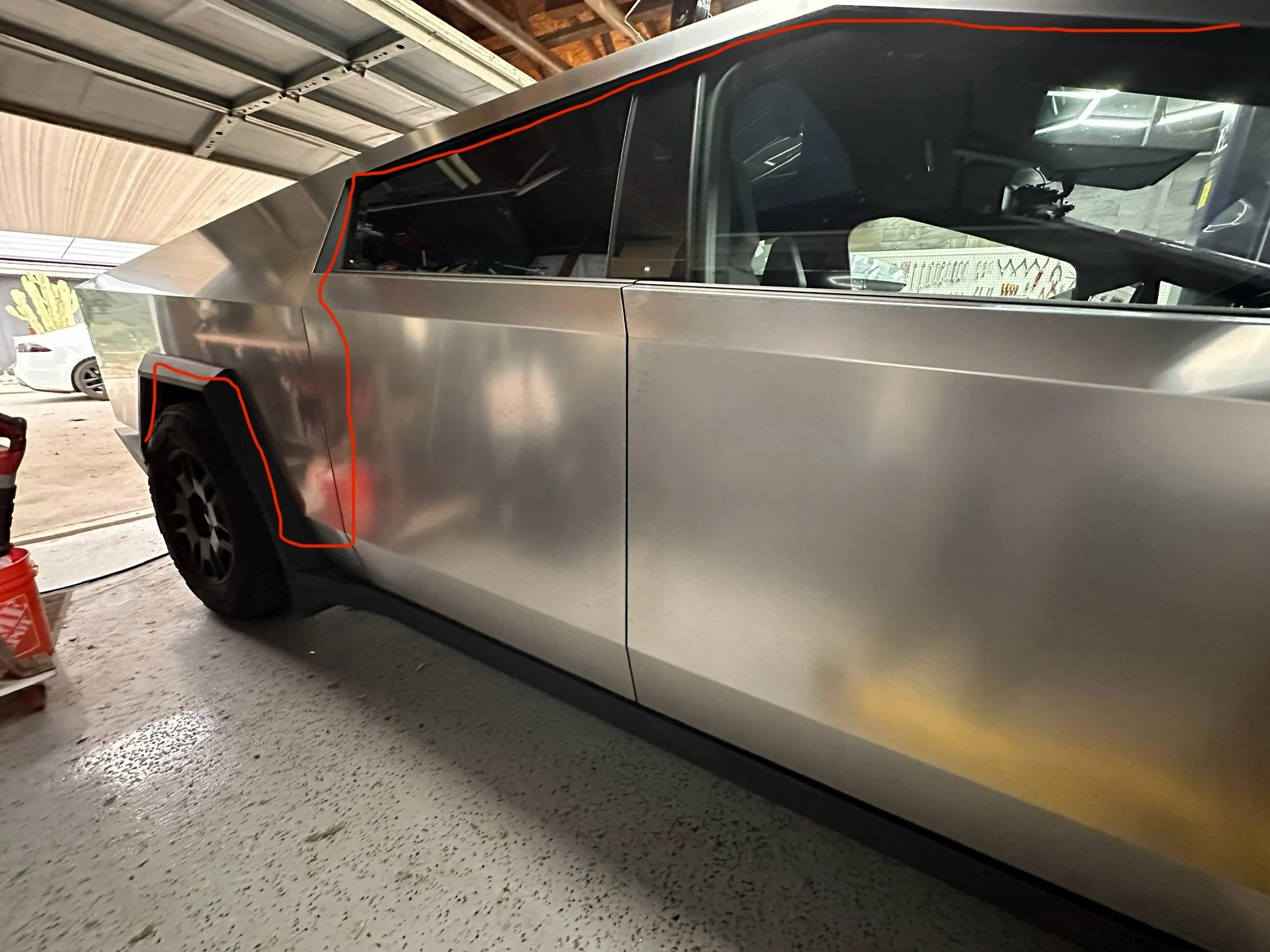 Digital Rear View Mirror Installed - WOLFBOX 12" Rear View Mirror ...