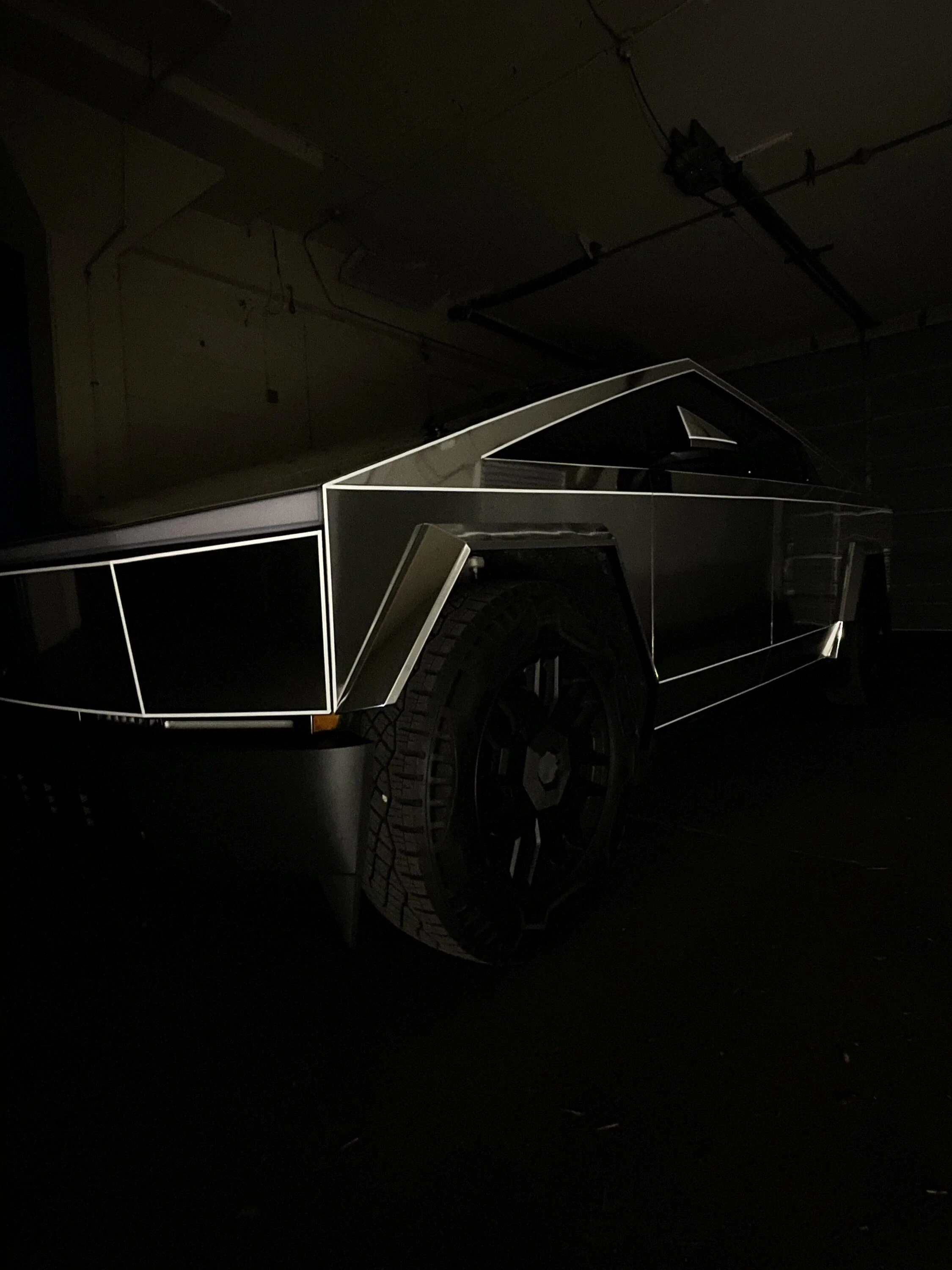 CHROME Vinyl Wrap PPF & MIRROR Polished Cybertruck -- Photos & Videos ...