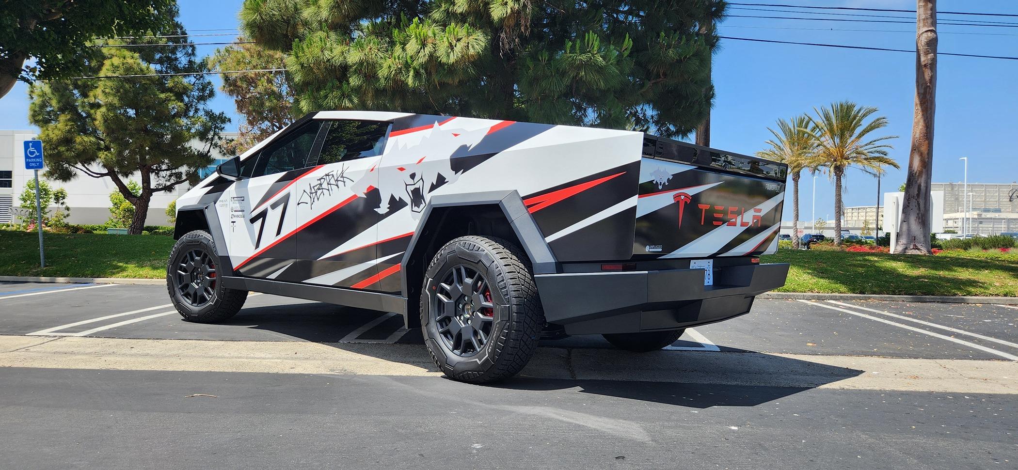 CUSTOM GRAPHICS / DESIGN / THEME Vinyl Wrap & PPF Cybertruck -- Photos ...