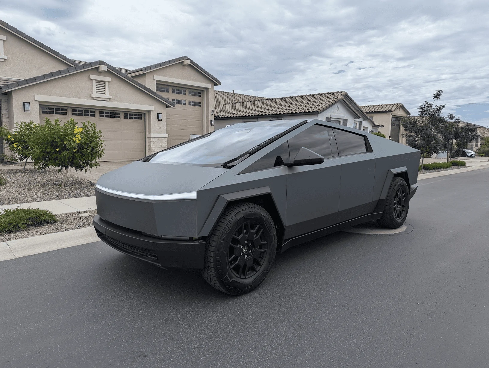 Matte Gunmetal Metallic Wrap! | Tesla Cybertruck Forum - Cybertruck ...