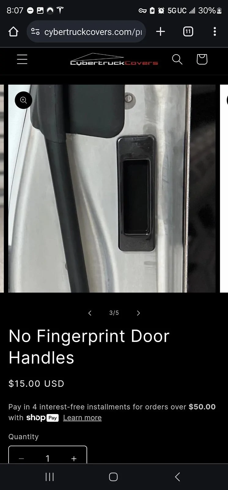Door Grab Handles | Tesla Cybertruck Forum - Cybertruck Owners Club