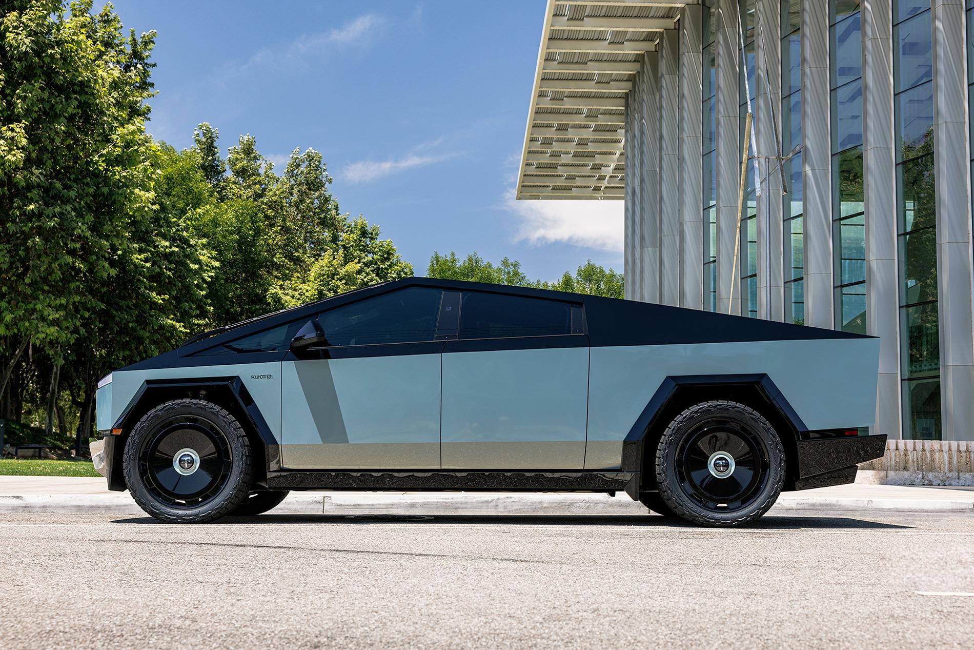 TWO-TONE / DUAL-TONE / MULTIPLE COLORS Vinyl Wrap & PPF Cybertruck ...