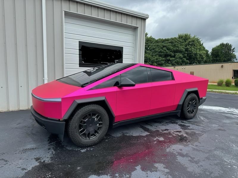 Pink on a Cybertruck??? | Tesla Cybertruck Forum - Cybertruck Owners Club
