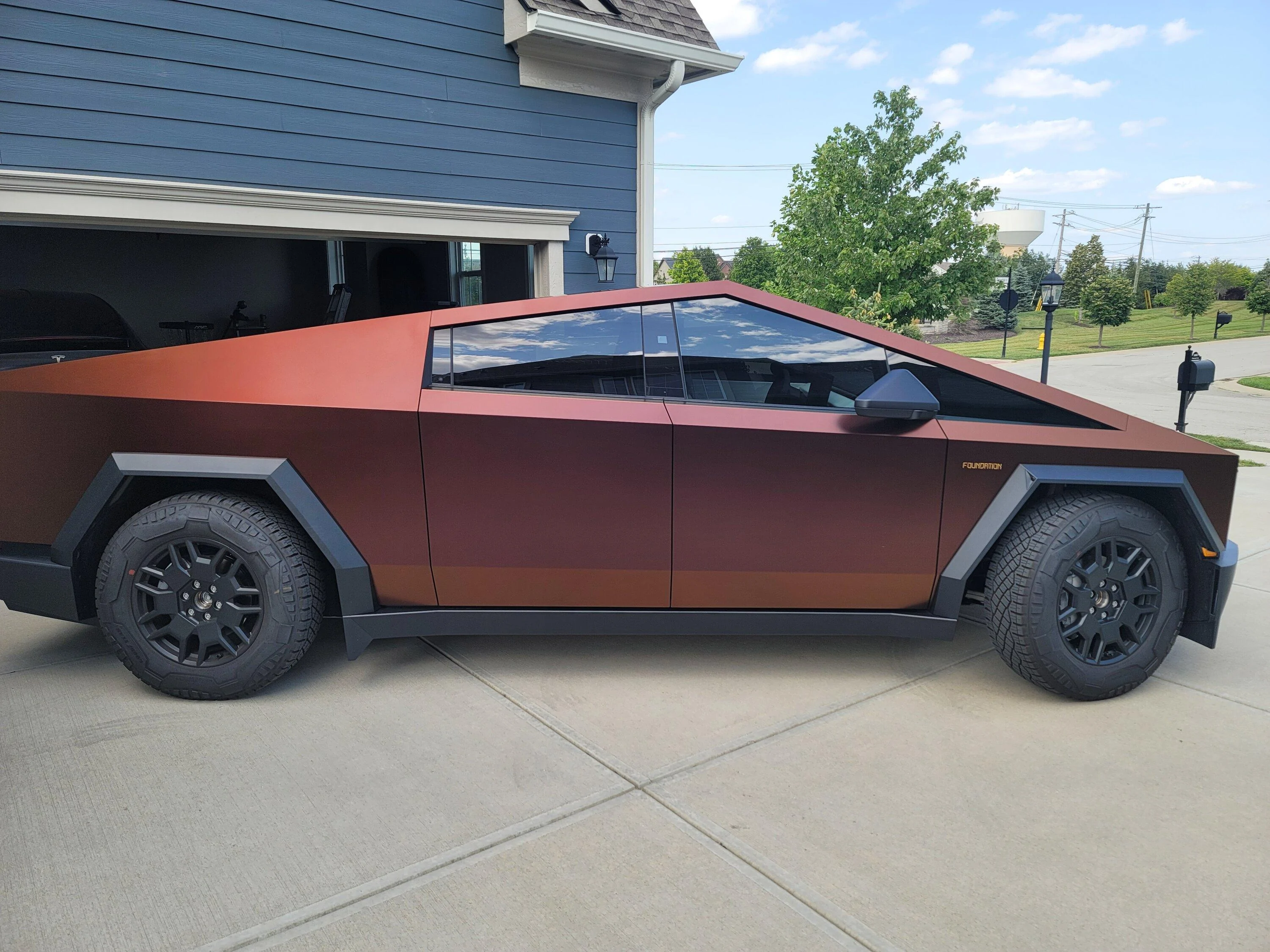 Satin Flip Volcanic Flare Wrap (3M) | Tesla Cybertruck Forum ...