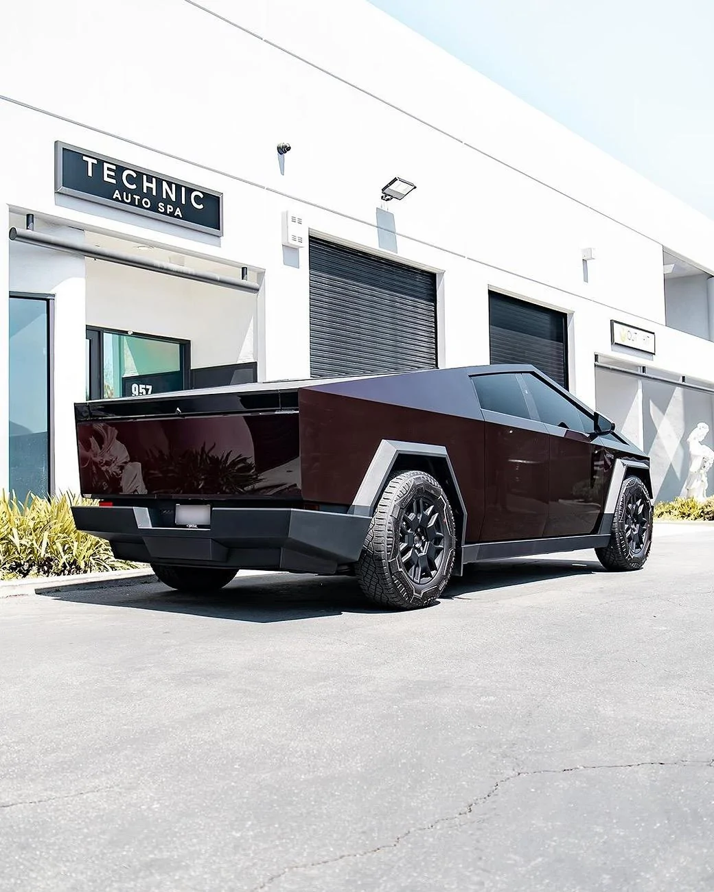 🔥 Obsidian Red by Pure PPF installed by Technic Auto Spa! | Tesla ...