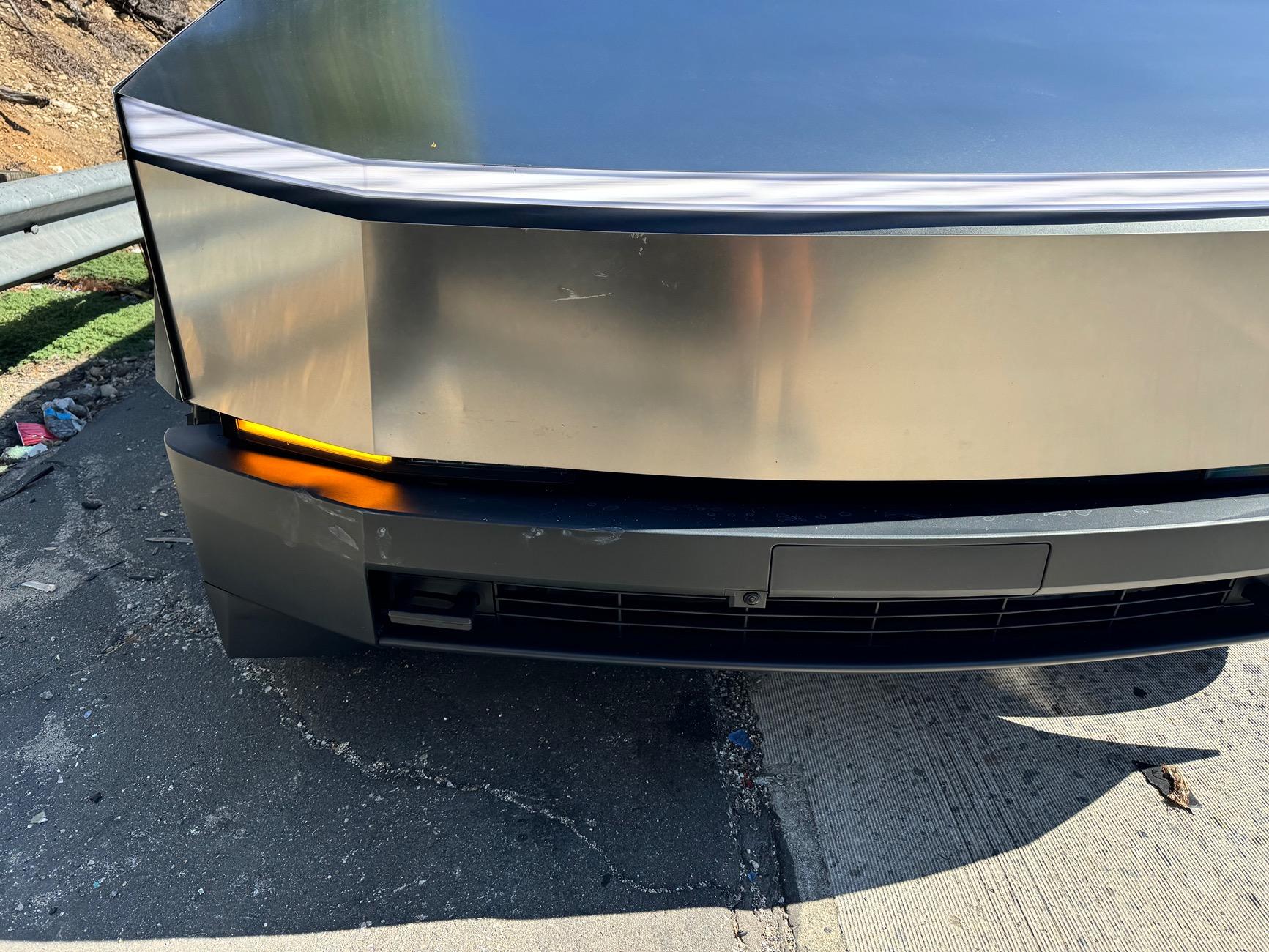 My Cybertruck rear ended a Silverado. No Collision Avoidance Assist ...