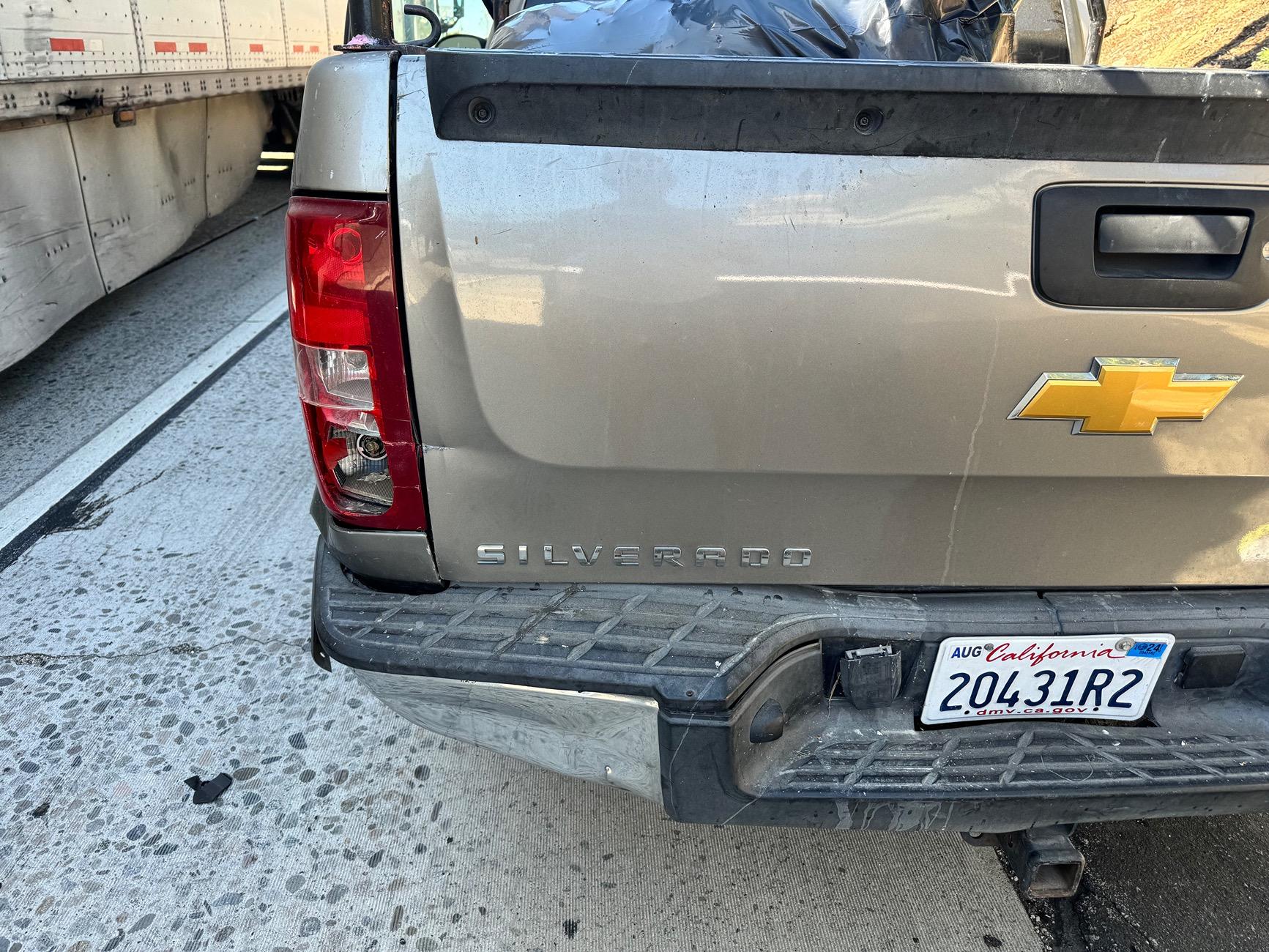 My Cybertruck rear ended a Silverado. No Collision Avoidance Assist ...
