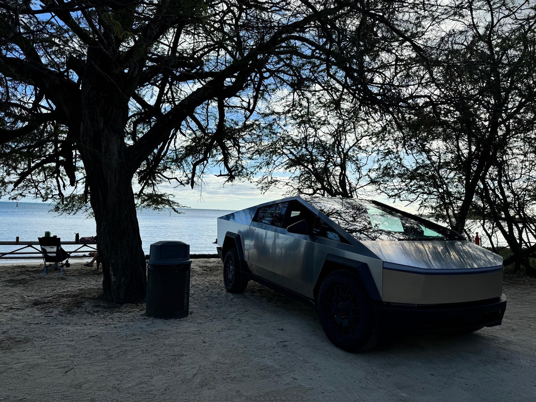 My first time camping in Cybertruck | Tesla Cybertruck Forum ...