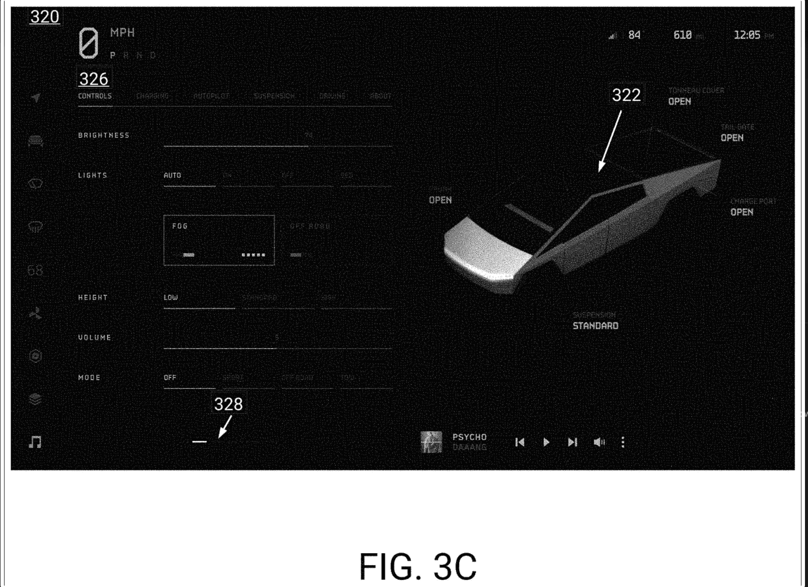 Cybertruck UI patent hints at 610 mile range, eye tracking mirror ...