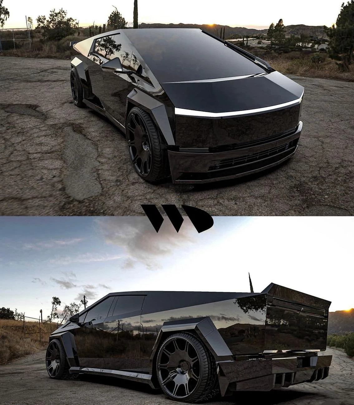 Widebody Kit for Cybertruck by Waido | Tesla Cybertruck Forum ...