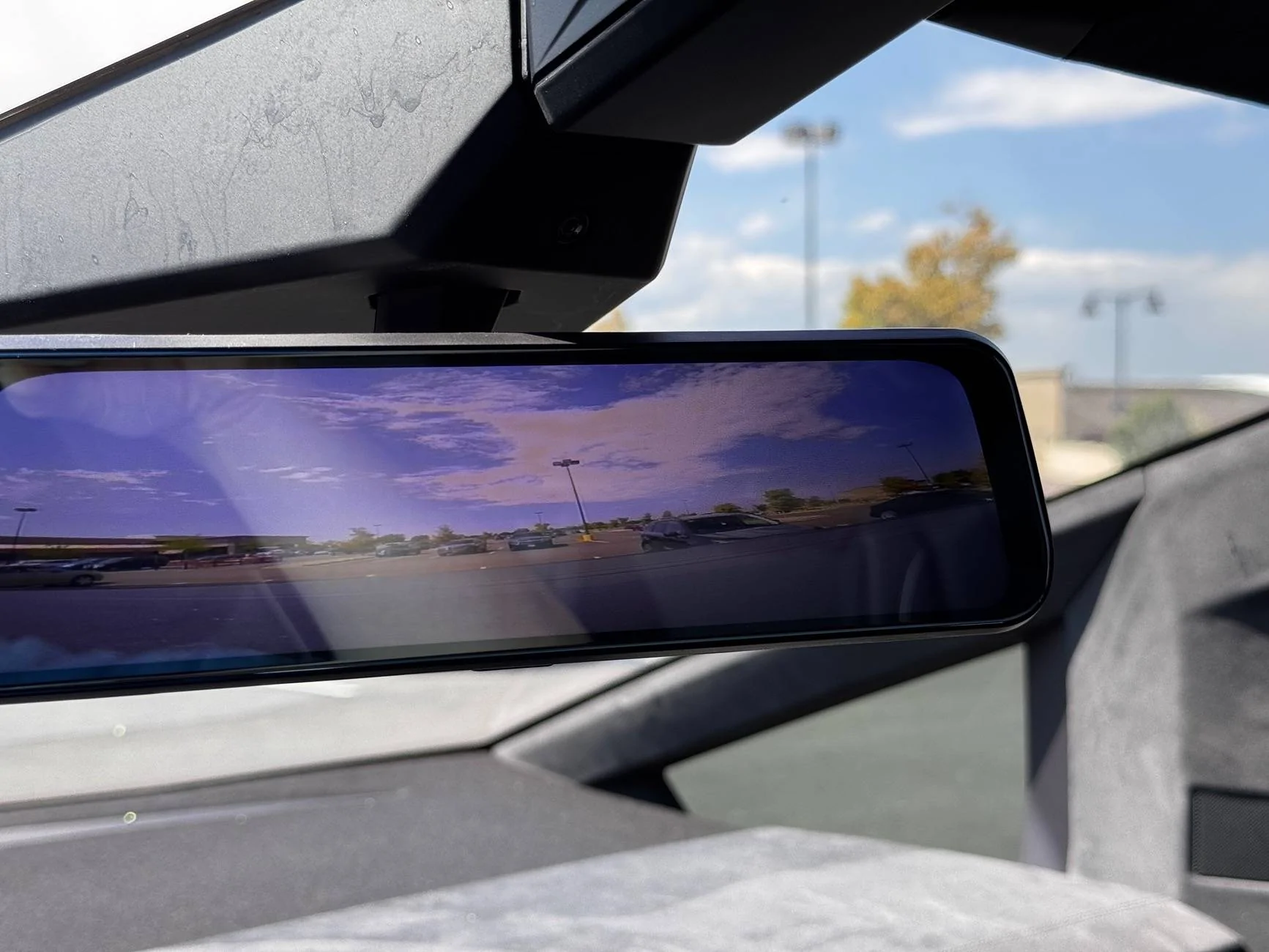 Rear view mirror camera[updated camera/ screen solution - installed ...