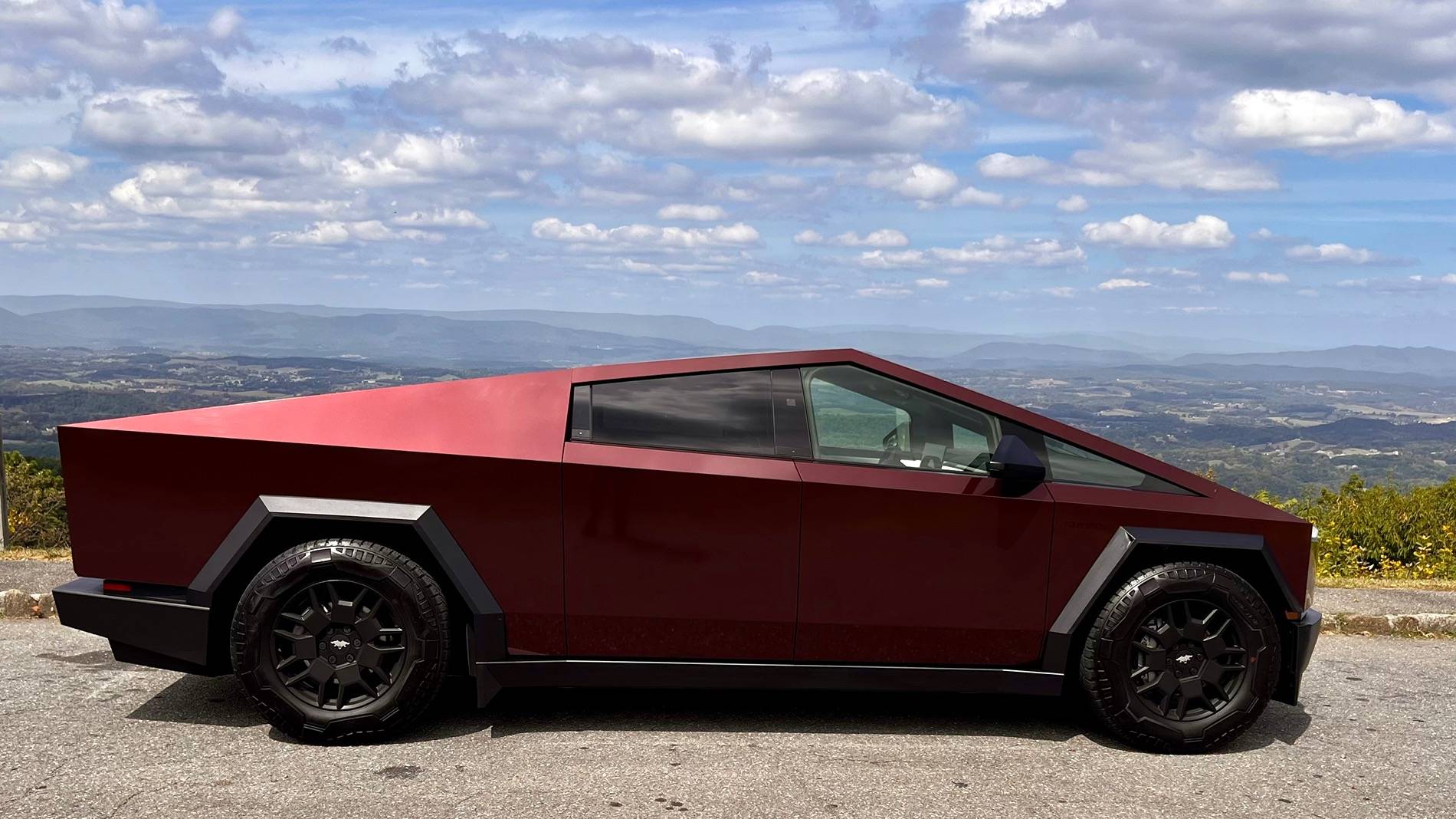 RED Vinyl Wrap & PPF Cybertruck -- Photos & Videos | Tesla Cybertruck ...