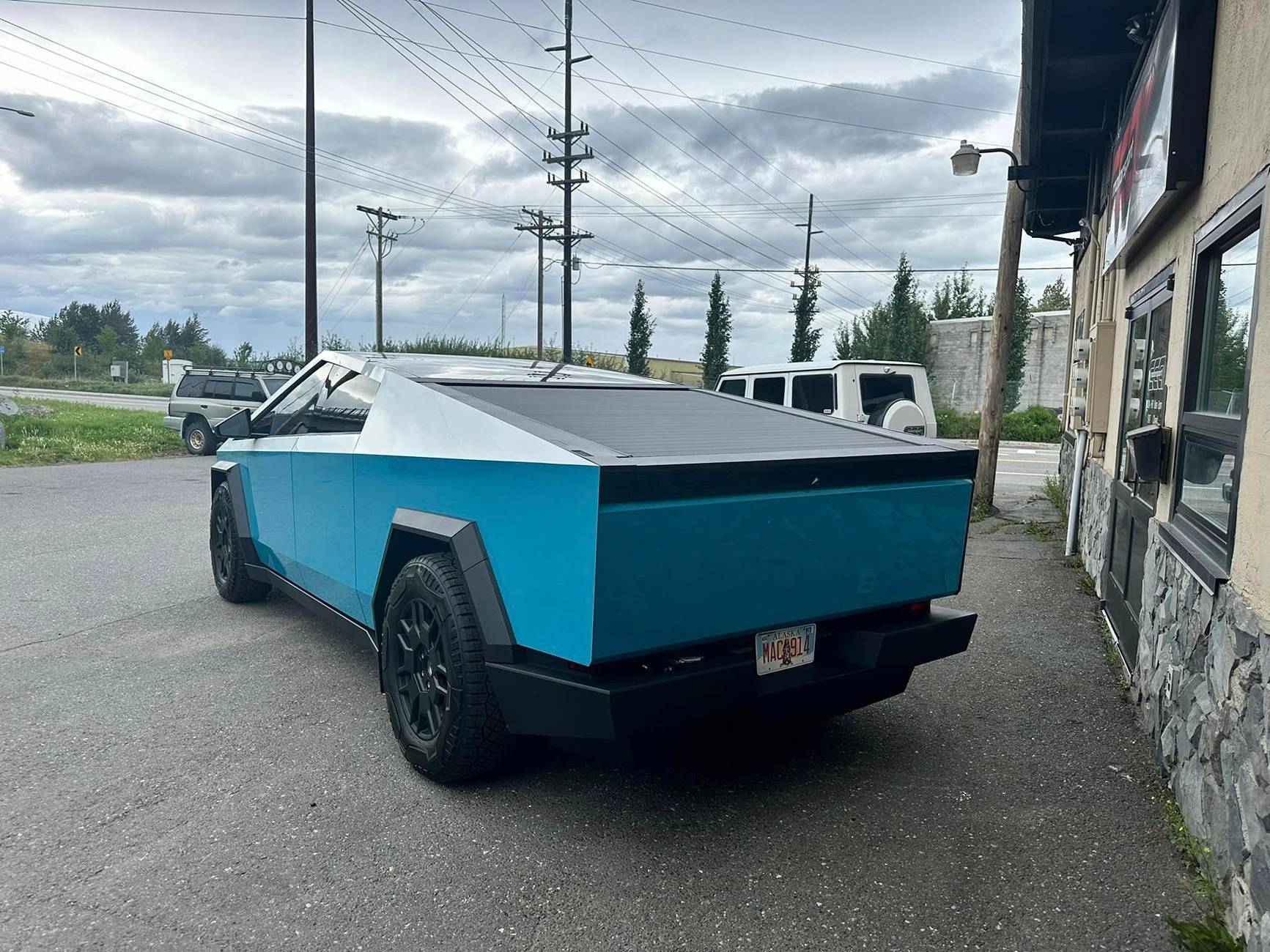 TWO-TONE / DUAL-TONE / MULTIPLE COLORS Vinyl Wrap & PPF Cybertruck ...