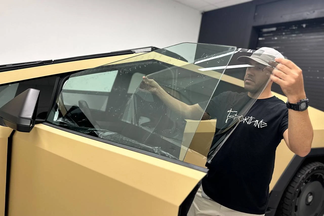 New DIY Window Tint Kits for Cybertruck Have Launched from T Sportline ...
