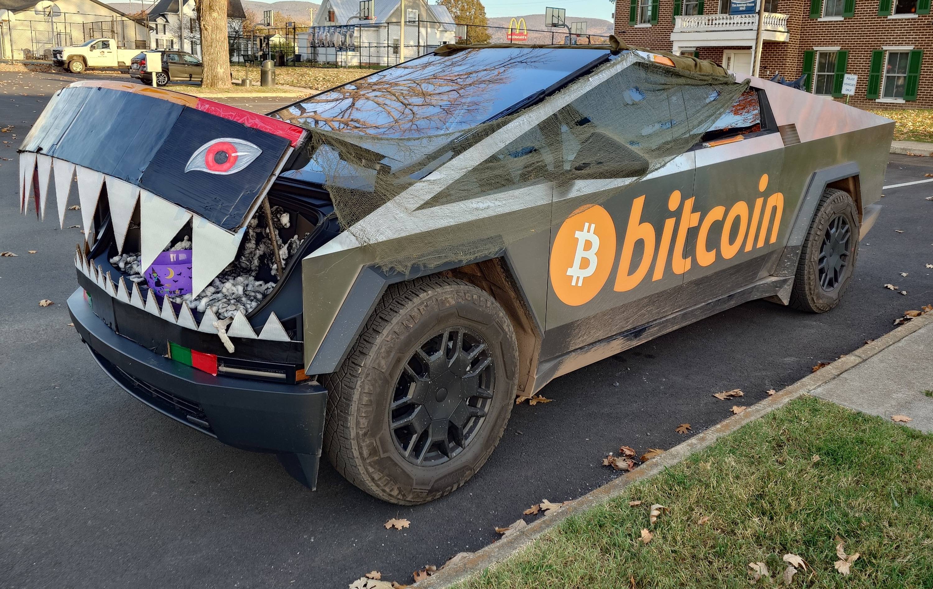 Trunk-or-Treating Cybertruck Style: Halloween Fun for All! | Tesla ...