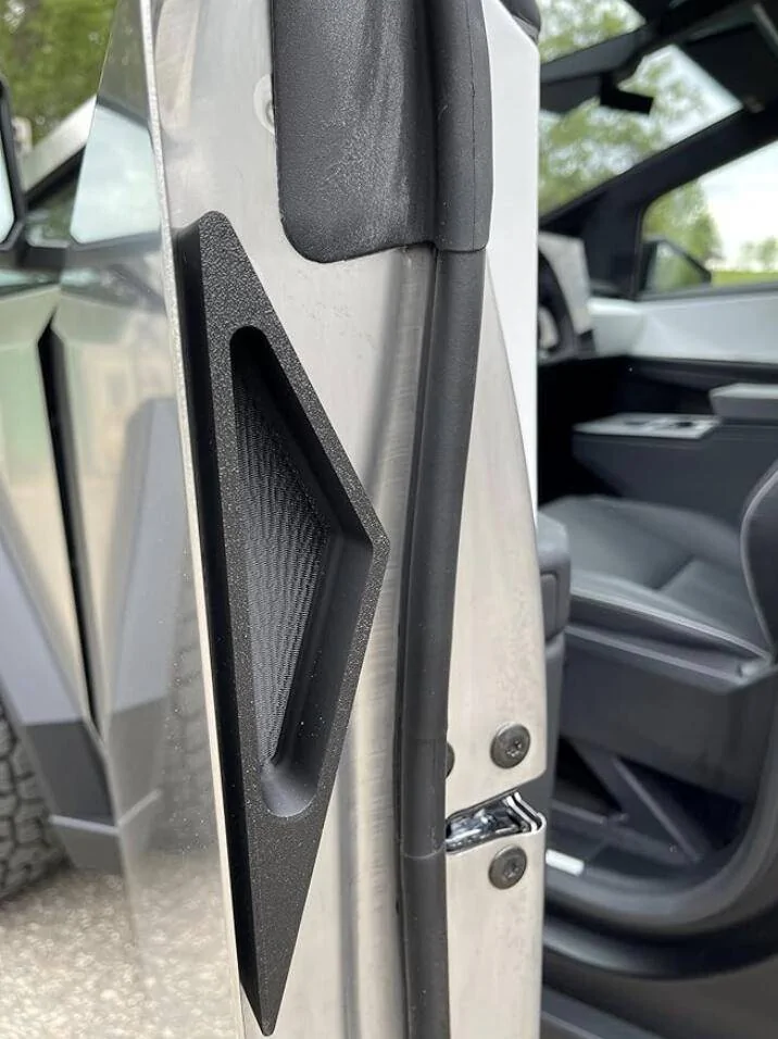 Door handle inserts installed | Tesla Cybertruck Forum - Cybertruck ...