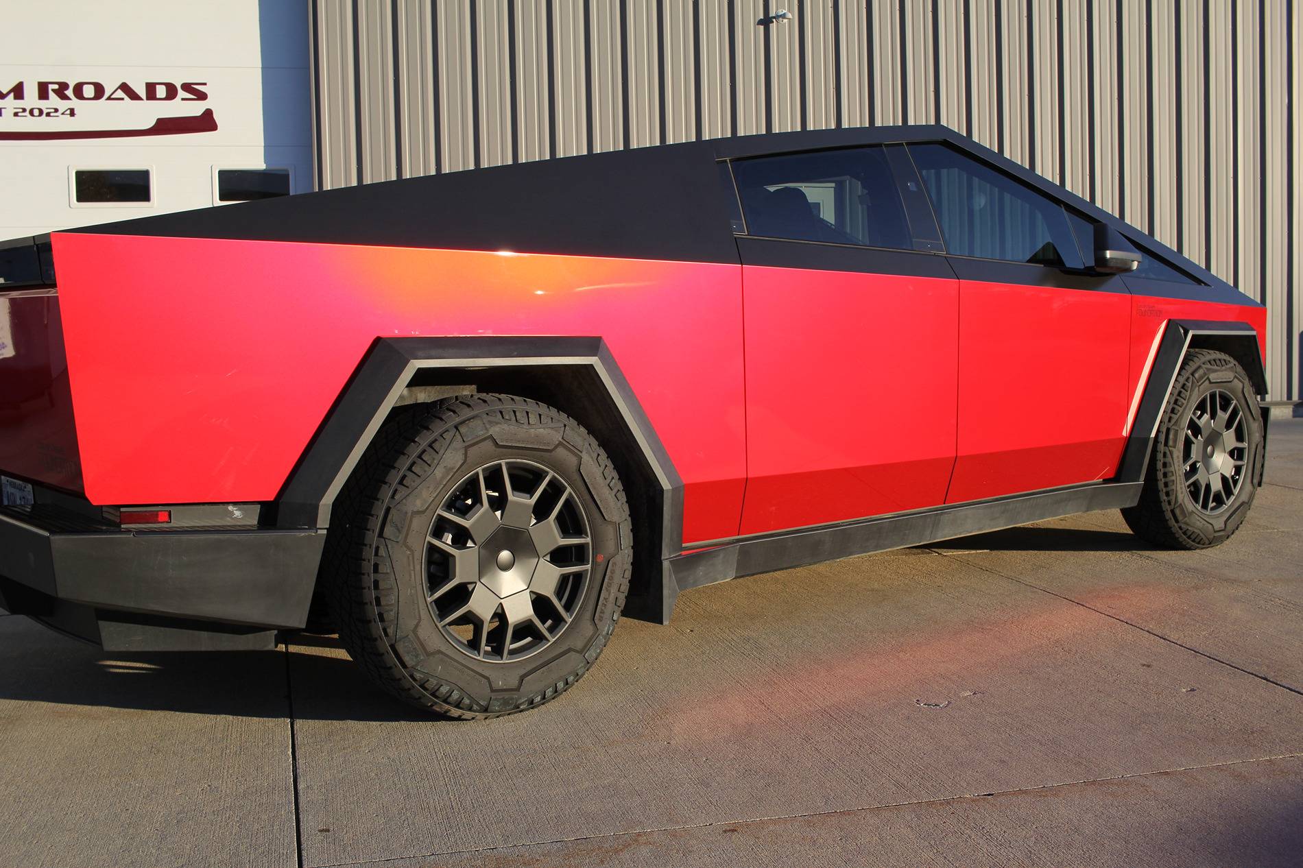 TWO-TONE / DUAL-TONE / MULTIPLE COLORS Vinyl Wrap & PPF Cybertruck ...