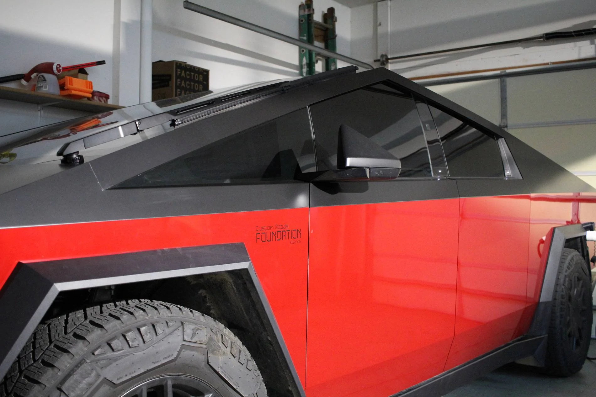 TWO-TONE / DUAL-TONE / MULTIPLE COLORS Vinyl Wrap & PPF Cybertruck ...