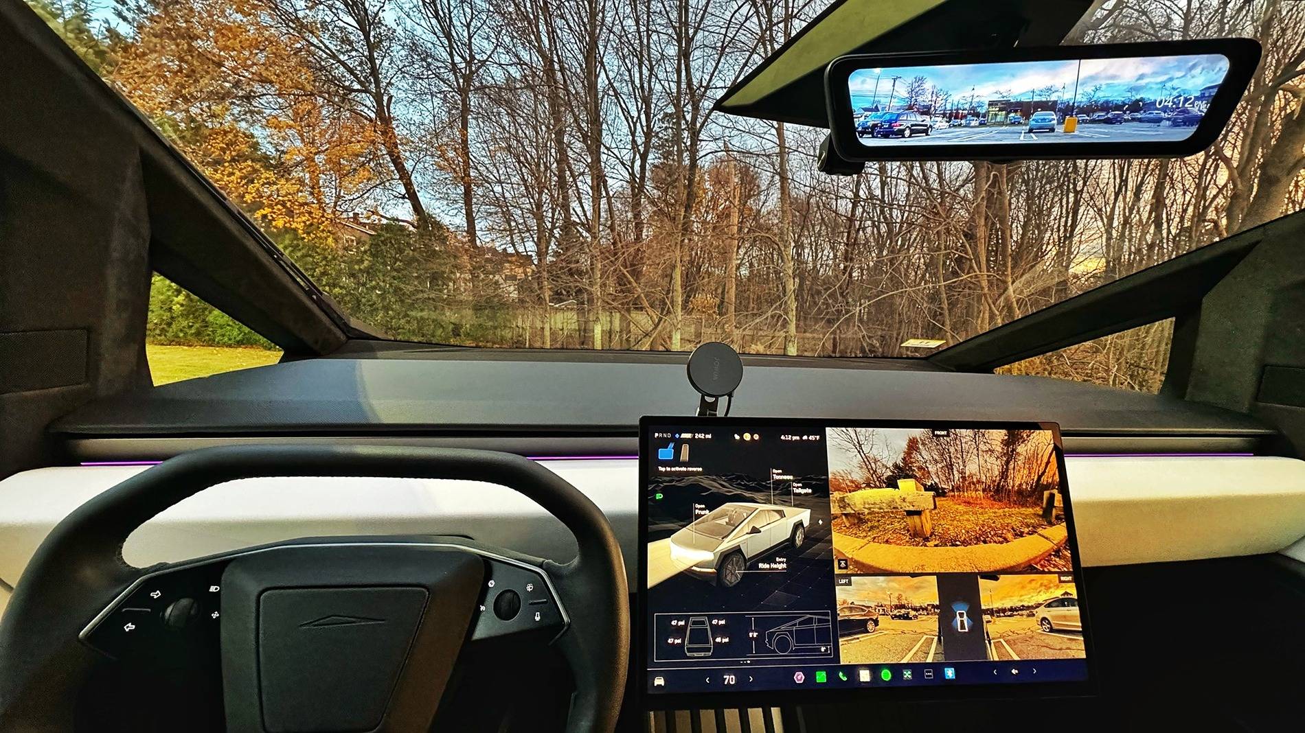 Rear View Camera Mirror by Hansshow | Tesla Cybertruck Forum ...