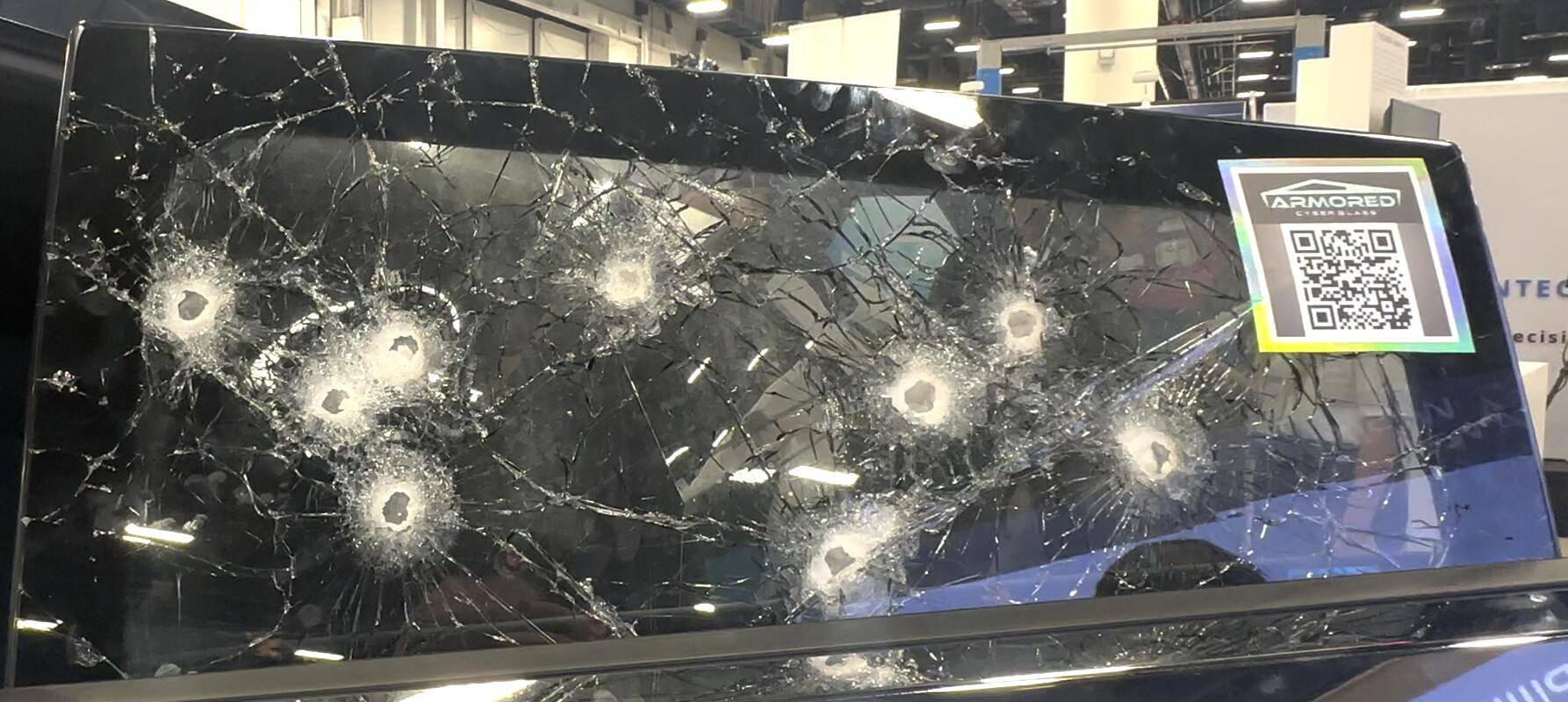 BULLETPROOF Glass for Cybertruck - SEMA 2024 | Tesla Cybertruck Forum ...