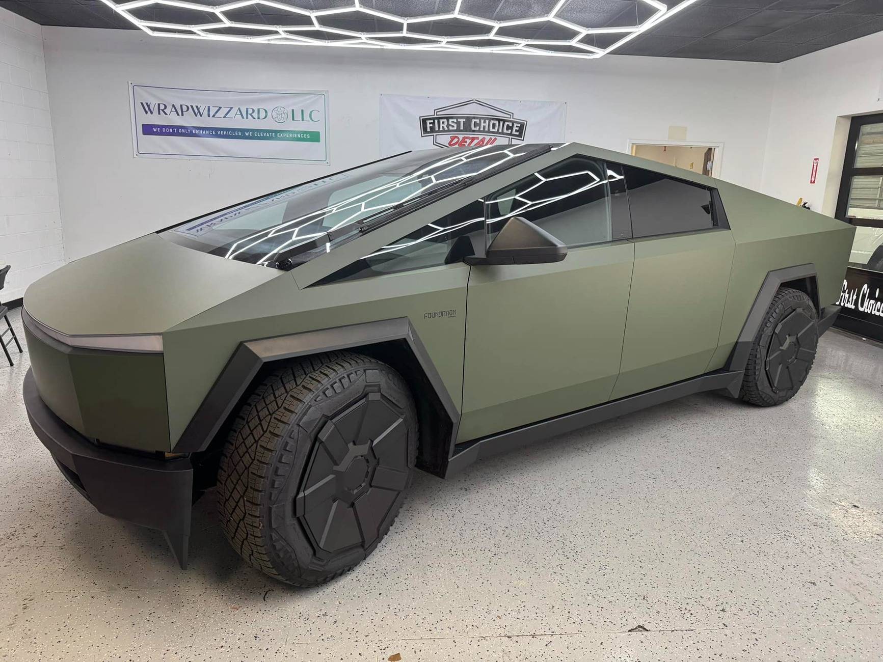 GREEN Vinyl Wrap & PPF Cybertruck -- Photos & Videos | Page 3 | Tesla ...