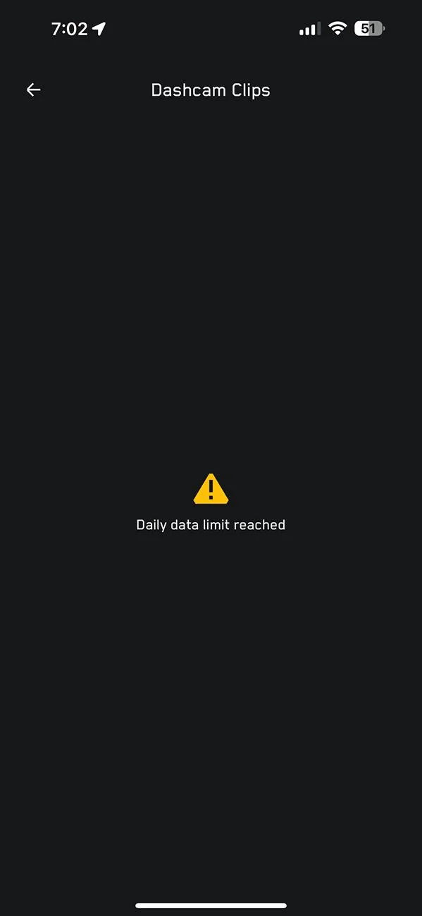 Cameras Unavailable: Daily data limit reached?!?! | Tesla Cybertruck ...