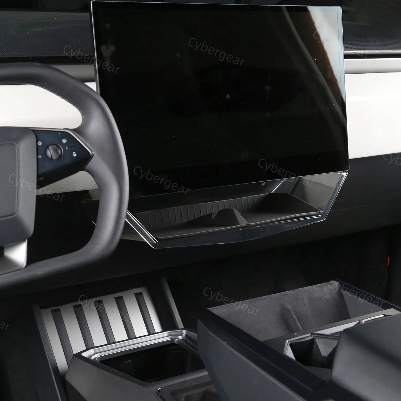 Upgraded Cybertruck Under-Screen Storage Box by Cybergear | Tesla ...