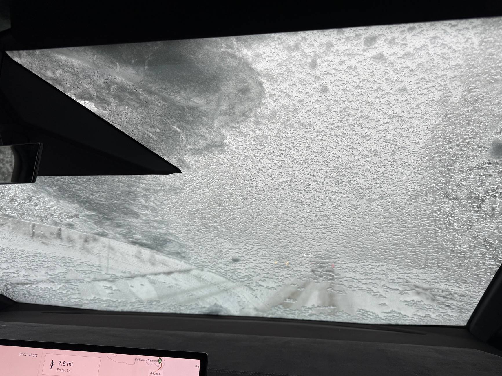 Wiper blew up in pieces while driving in a snow storm | Tesla ...