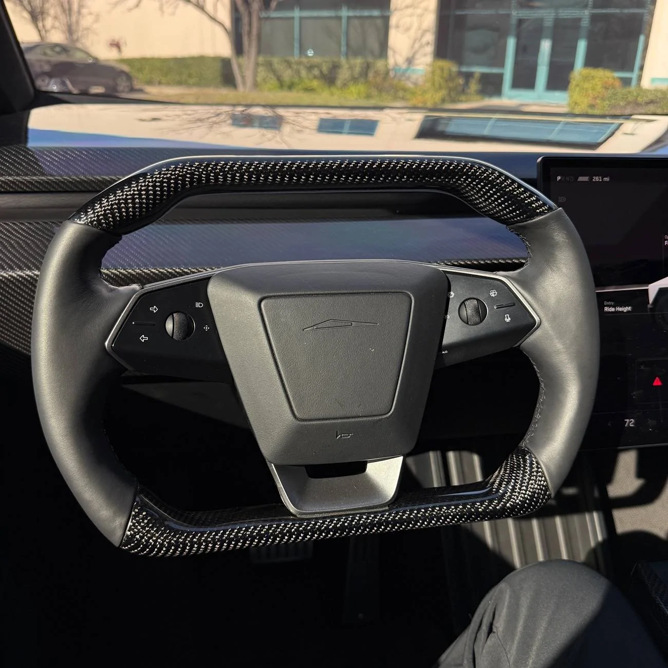 Carbon Fiber "Squircle" Heated Steering Wheel, Dashboard & Interior ...