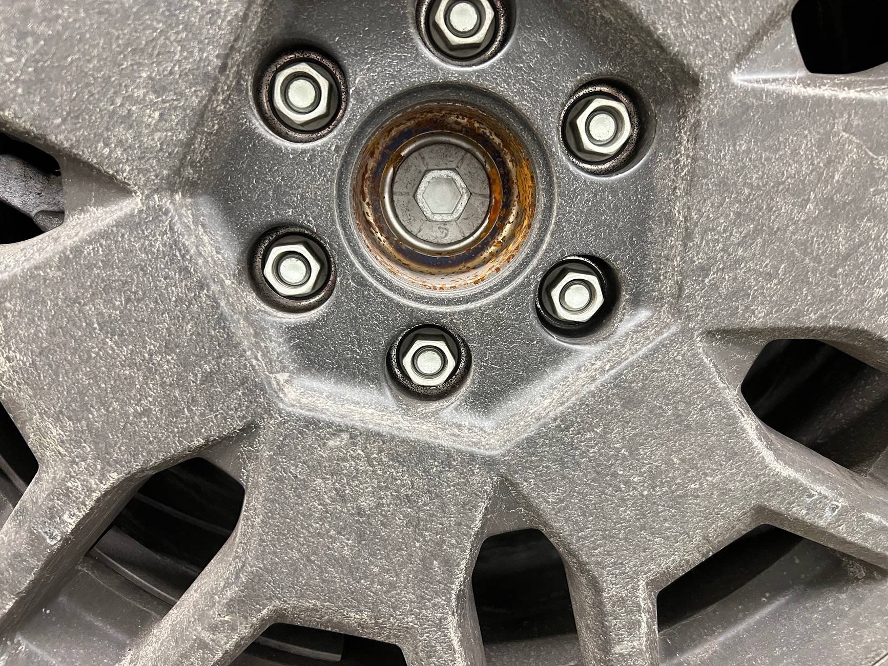 Rust in the centers of all four wheels. | Tesla Cybertruck Forum ...