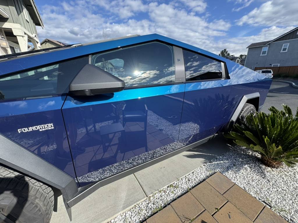 Liquid Interstellar Blue PPF Wrap by TWRAPS | Tesla Cybertruck Forum ...
