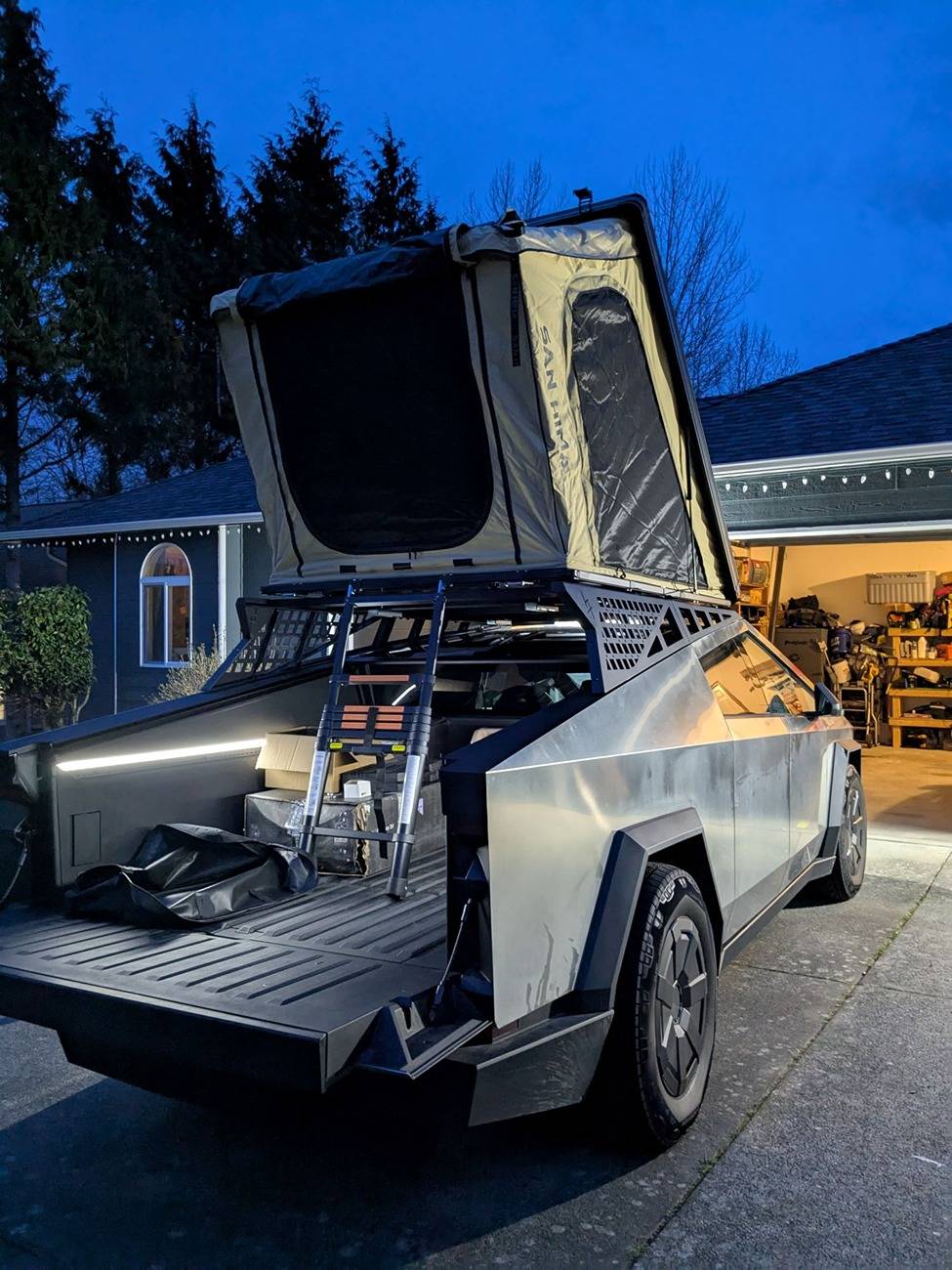 What does your camping setup look like? | Tesla Cybertruck Forum ...