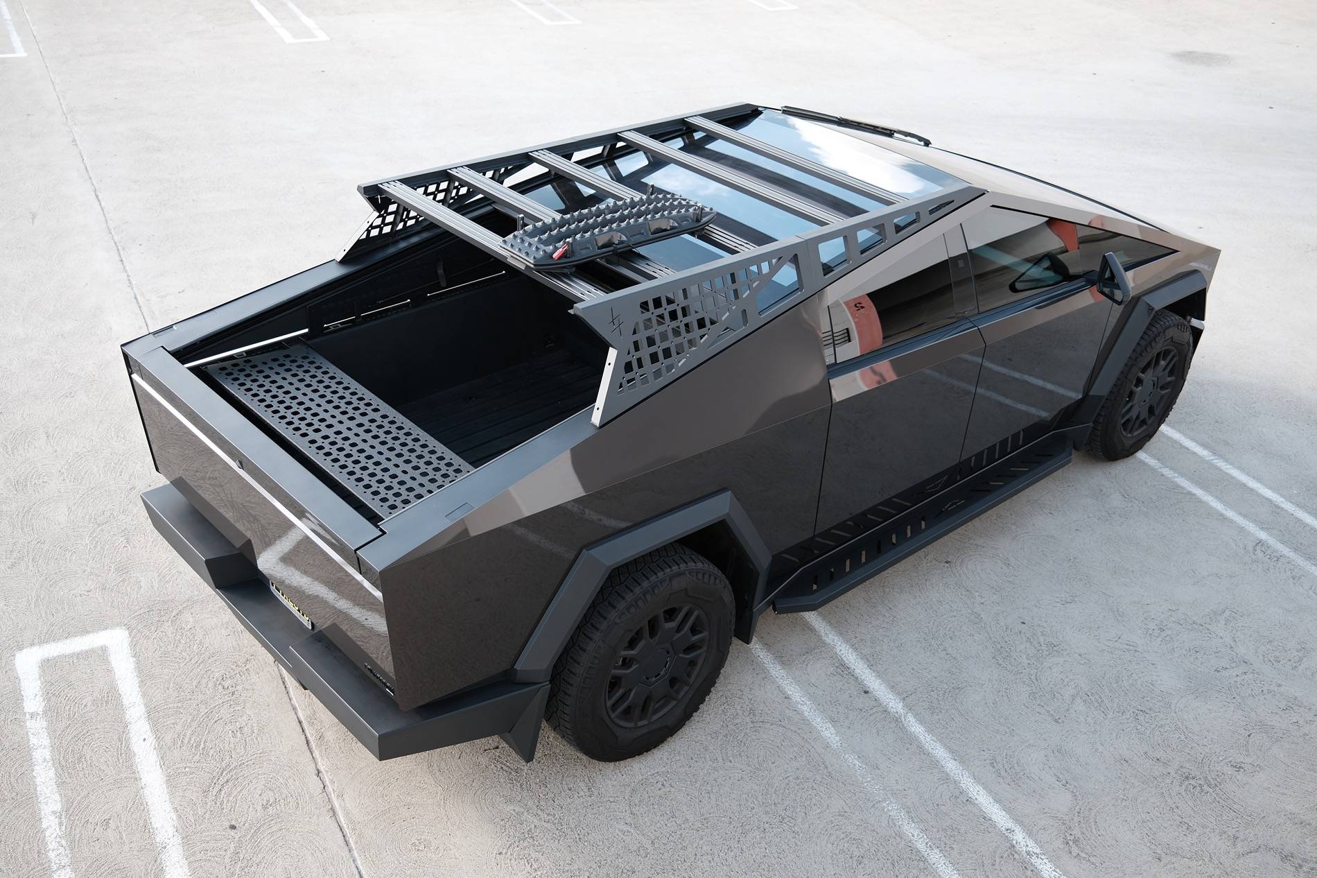 Mars Adventure Gear Full rack system installed! | Tesla Cybertruck ...