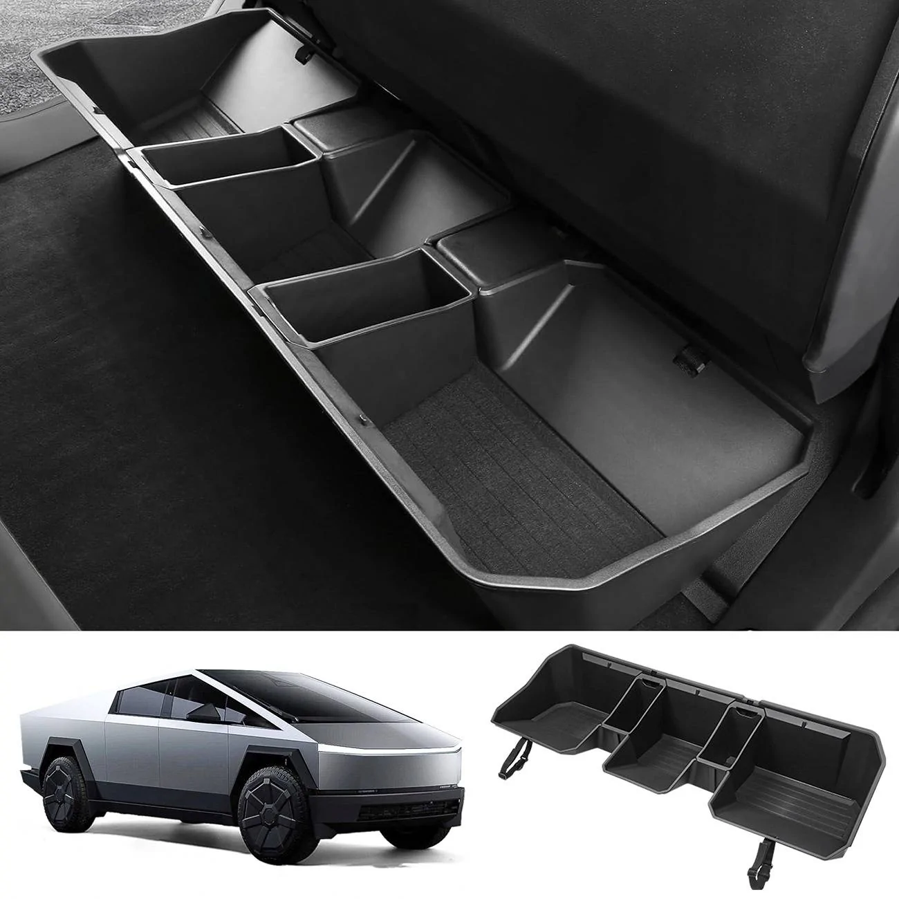【PRICE DROP NOTICE 🔥 】Cybertruck Rear Under Seat Storage Box by SUMK ...