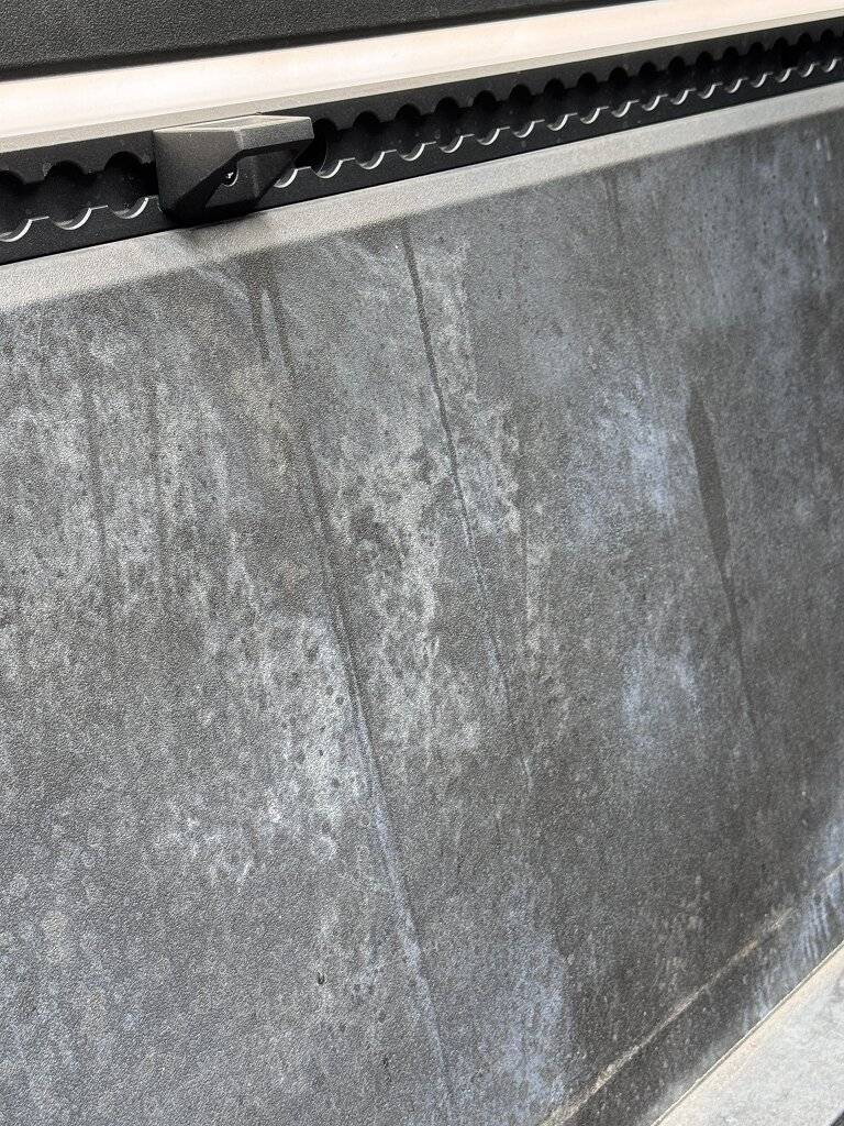 Truck bed - discoloration (as if sun damage?) | Tesla Cybertruck Forum ...