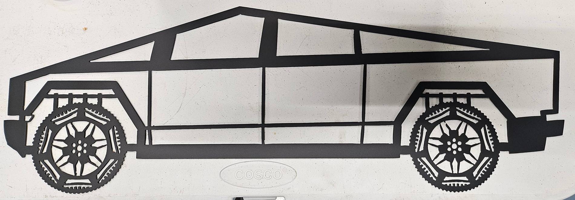 CYBERTRUCK Metal keepsake Sign | Tesla Cybertruck Forum - Cybertruck ...