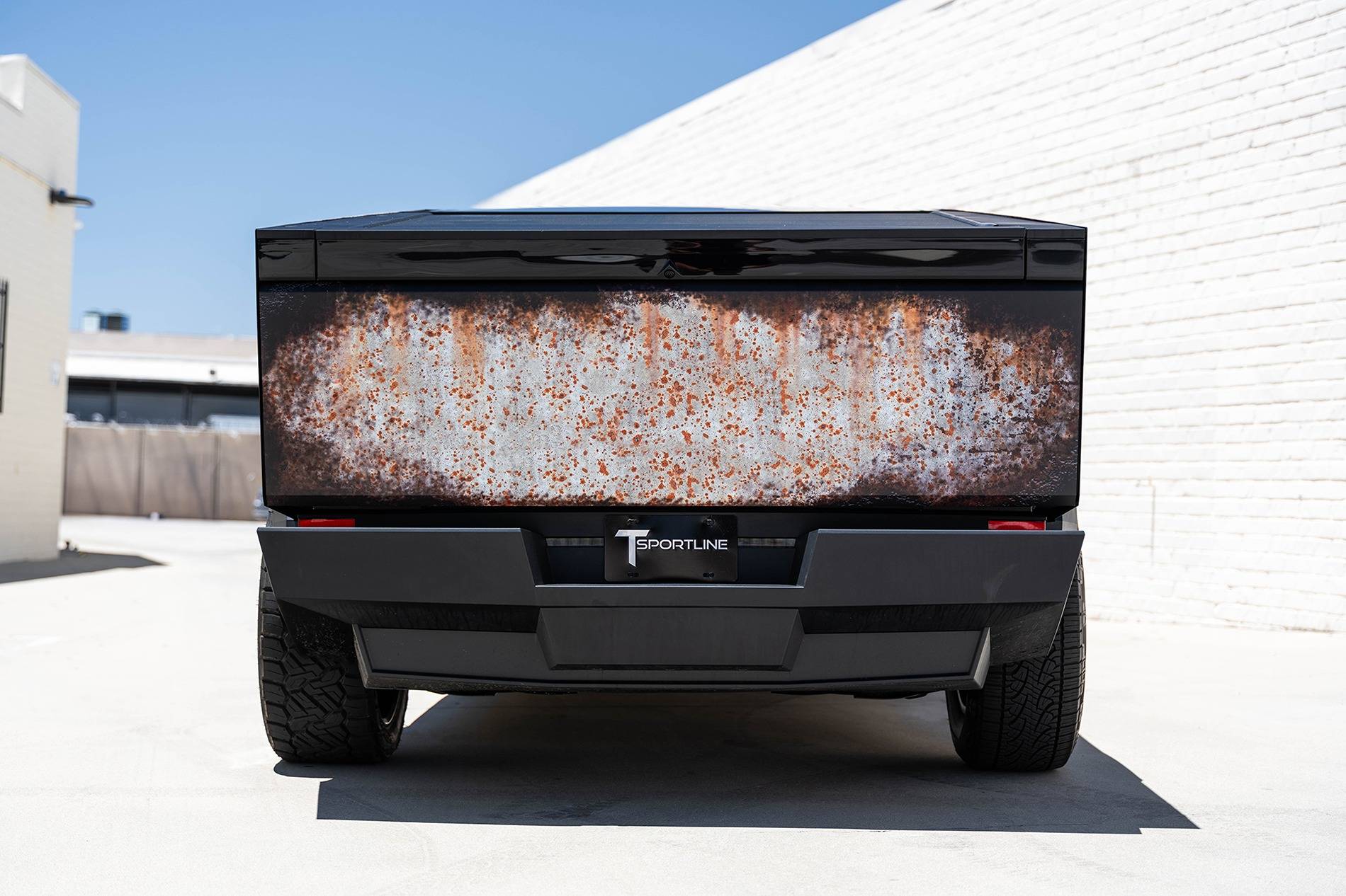 New Design! Cybertruck RUST custom printed wrap -- T Sportline | Tesla ...